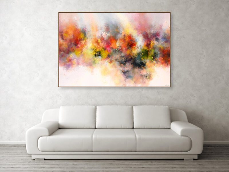 Joyful - Large Abstract Art – Canvas Wall Art