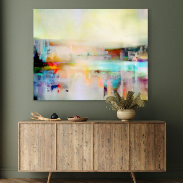 Abstract Landscape Floating - Large Abstract Art – Modern Wall Art